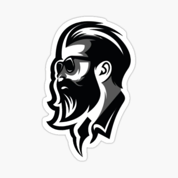 "Logo man " Sticker for Sale by MohammedQahtani | Redbubble
