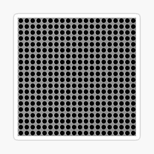 "Steel Metal Hole Mesh" Sticker for Sale by Vandarque | Redbubble