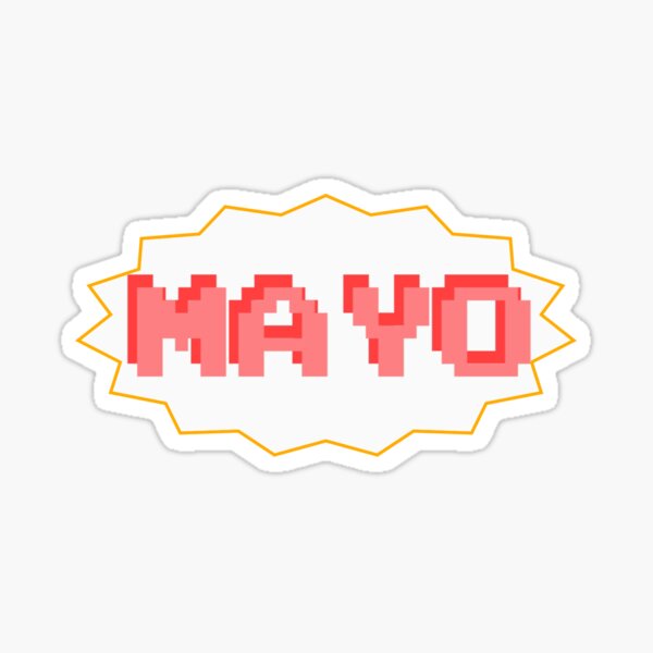 "Mayo" Sticker by foggedpig | Redbubble