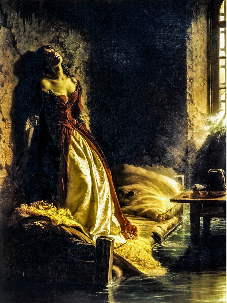 "Princess Tarakanova by Konstantin Flavitsky" Sticker by OrcaArtGallery ...