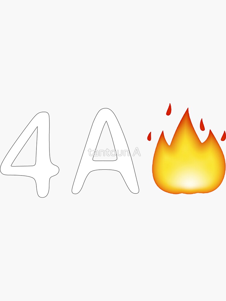 "4AF" Sticker for Sale by Tantoun87 | Redbubble