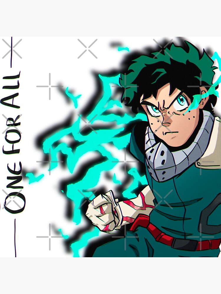 "One For All" Sticker by cheesemcham | Redbubble