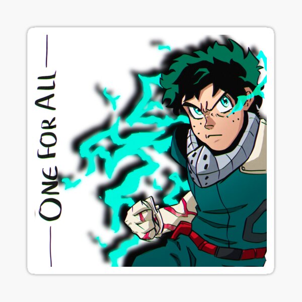 "One For All" Sticker by cheesemcham | Redbubble