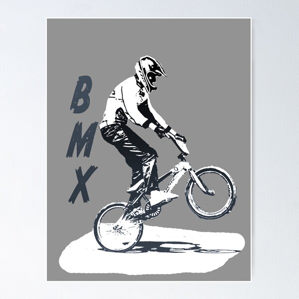 "bmx race" Poster by ricobarinas | Redbubble