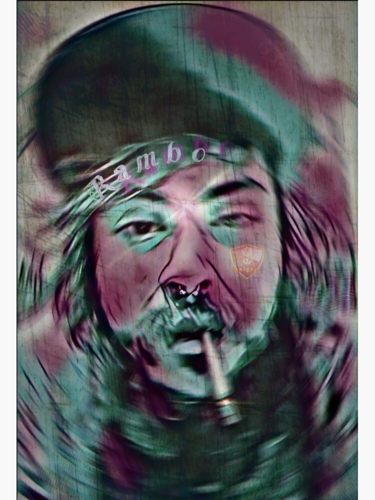 "Official "Rambo" cover art" Sticker for Sale by sk8NPLay | Redbubble