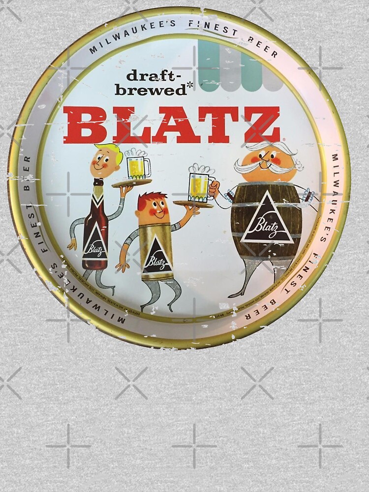 "Retro Blatz Beer Tray Art" Classic T-Shirt for Sale by jungturx ...