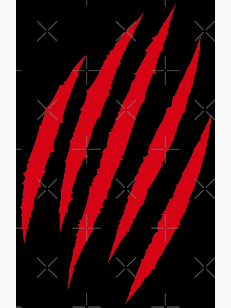 "Werewolf Scratches Wolfman Scratch Beast Wolf" Poster for Sale by ...