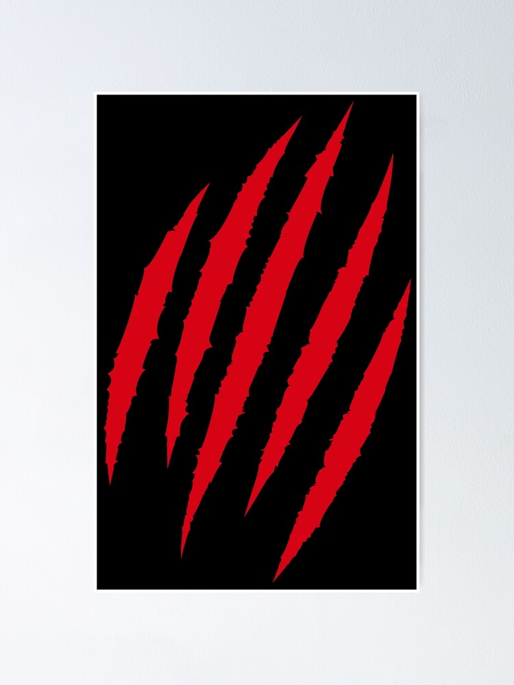 "Werewolf Scratches Wolfman Scratch Beast Wolf" Poster for Sale by ...