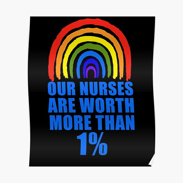 "Support the NHS nurses" Poster by Artistjon | Redbubble