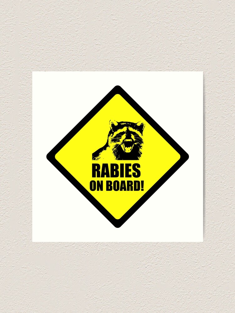 Art & Collectibles Prints Rabies Art Print. Digital Prints etna.com.pe