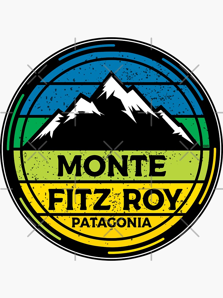 "Monte Fitz Roy Patagonia Mount Argentina Chile Mountain" Sticker for ...