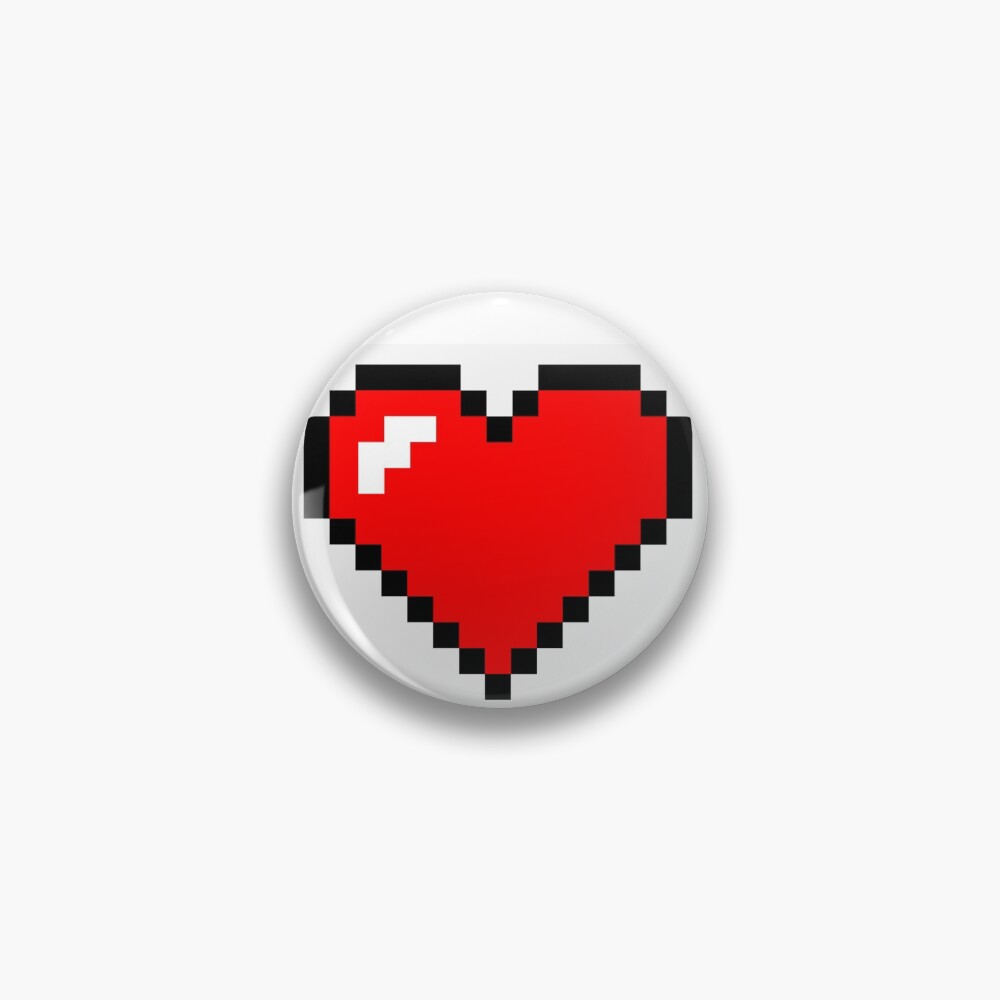 "Minecraft Heart" Sticker for Sale by gage235 | Redbubble