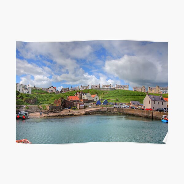 "St Abbs" Poster for Sale by tomg | Redbubble