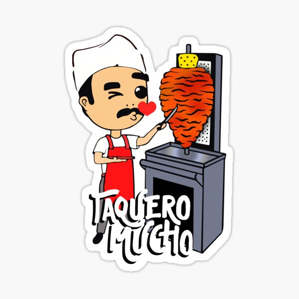 Pegatina «taquero mucho» de Revart99 | Redbubble