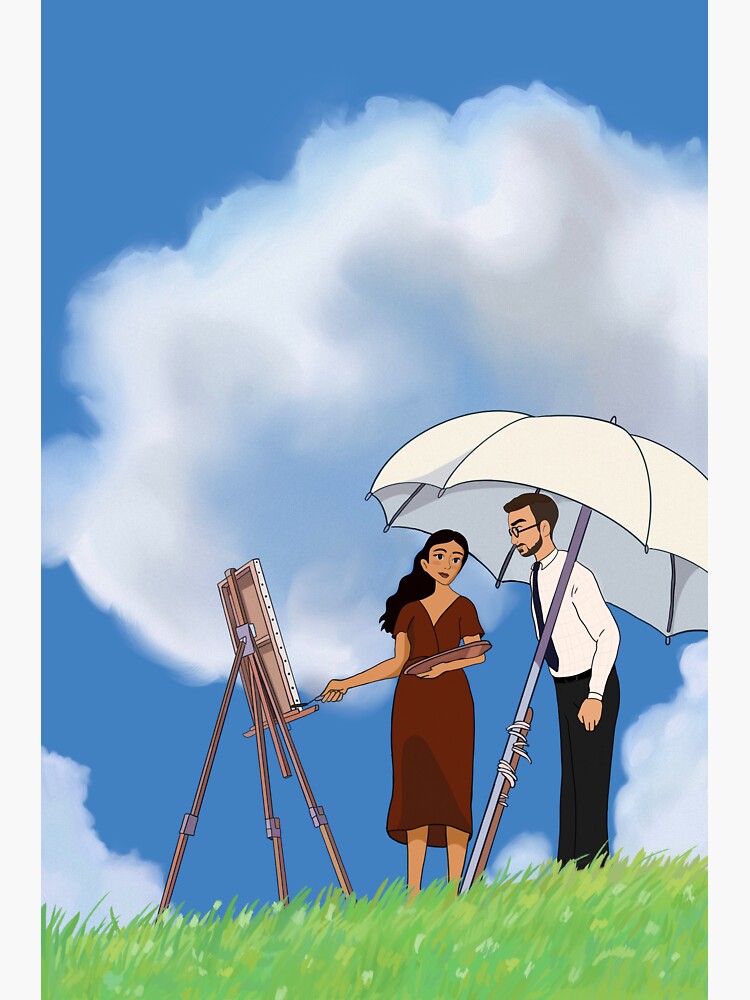 "Commission for Marisa" Sticker by lizlalune | Redbubble