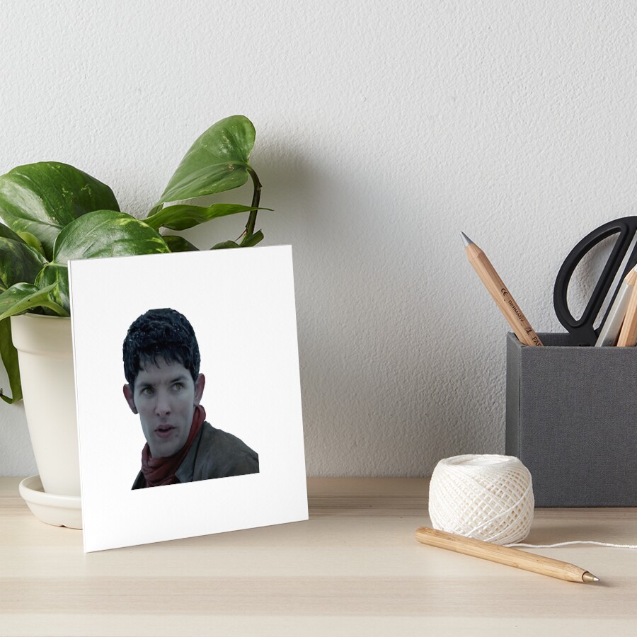 "Merlin from tv show "Merlin"" Art Board Print by OneBraveHere | Redbubble