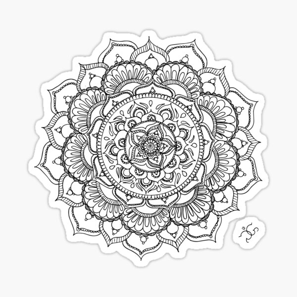 "Black & White Drawing" Sticker for Sale by saranadesign | Redbubble