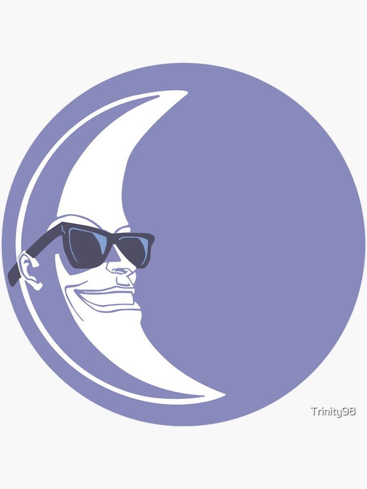 "Moonman" Sticker for Sale by Trinity98 | Redbubble