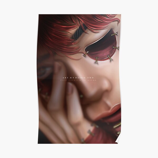 " Sleeping Dabi , V2 ,Red hair Version" Poster by DaikoJino | Redbubble