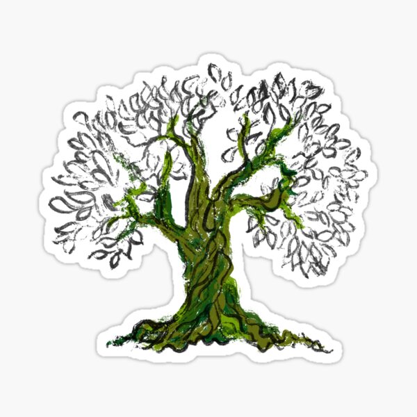 "Olive tree" Sticker for Sale by kalimbart | Redbubble