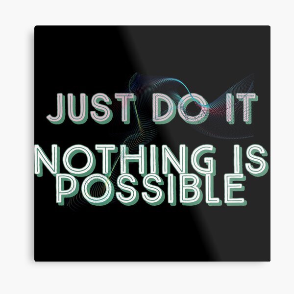 Just Do Nothing It Is Impossible Wall Art | Redbubble