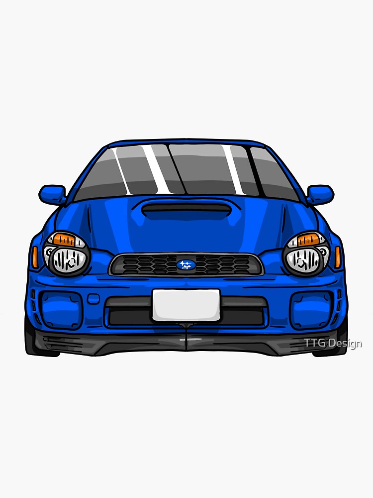 "Blue bugeye" Sticker for Sale by ttghky | Redbubble