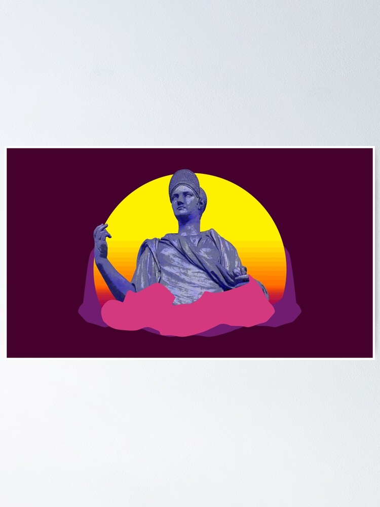 "VAPORWAVE MAN #2 " Poster by IAmKev | Redbubble