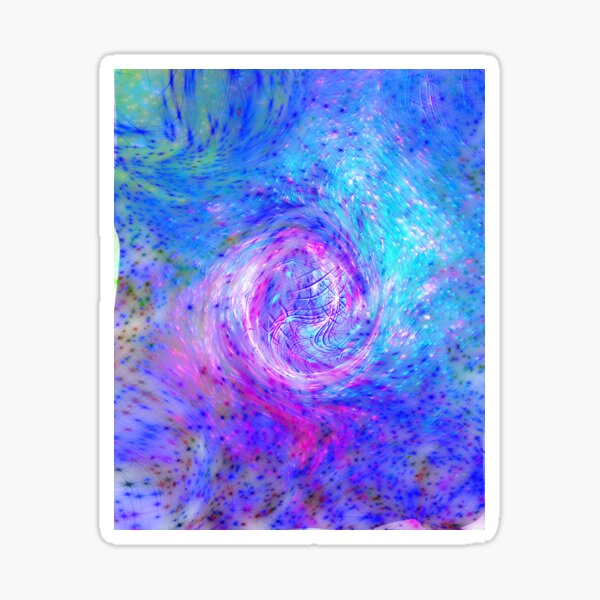 "Trippy vortex," Sticker for Sale by Joelartdesigns | Redbubble