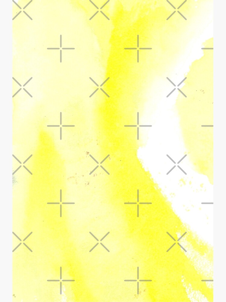 "Bright Yellow Watercolor painting" Poster by LittleLightz | Redbubble