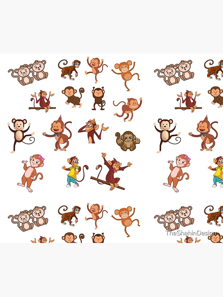 "Monkey Throw Blanket |Blankets For Kids (First Edition):" Throw ...