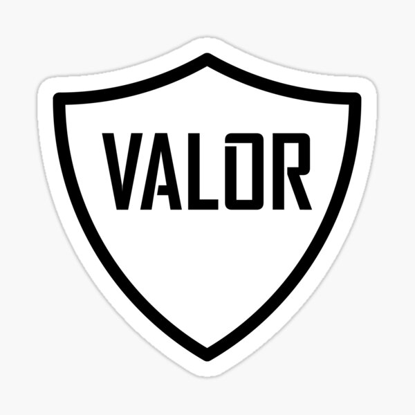 "Valor Crest" Sticker by ValorGraphics | Redbubble