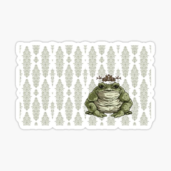 "King Toad" Sticker for Sale by Gloomlight | Redbubble
