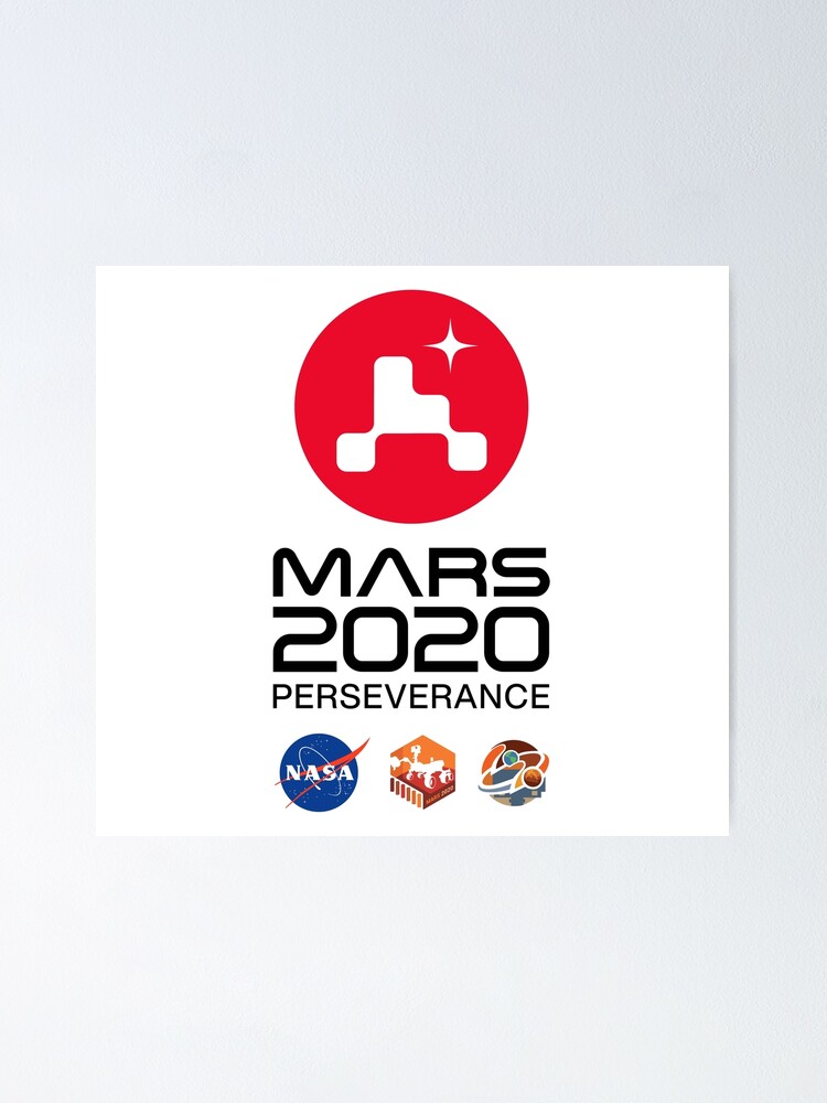 "Mars 2020 Perseverance Rover Landing Day Commemorative" Poster for ...