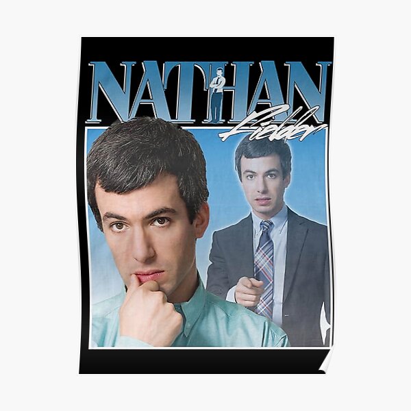 Wall Décor Prints Cartoon Portrait Nathan Fielder Wall Art Nathan for ...