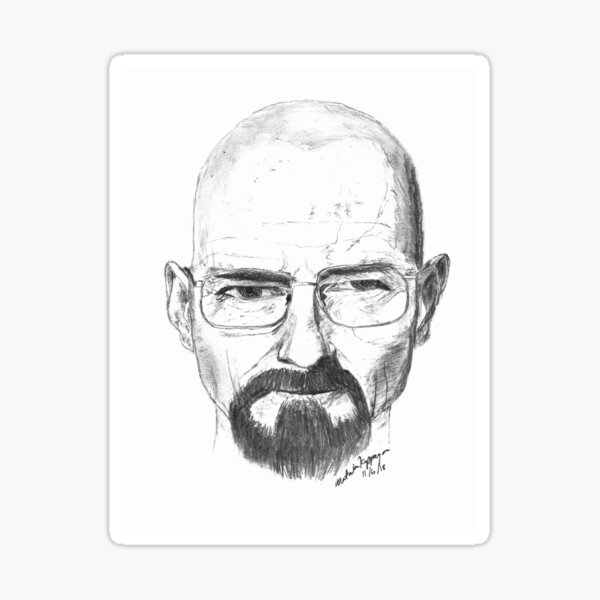 "Walter White - Breaking Bad " Sticker for Sale by kappaydawg | Redbubble