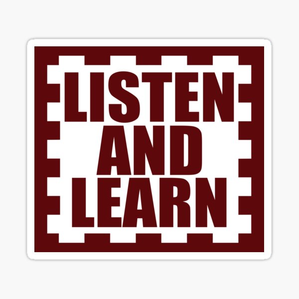"Red listen and learn recovery inspirational motivational quotes ...