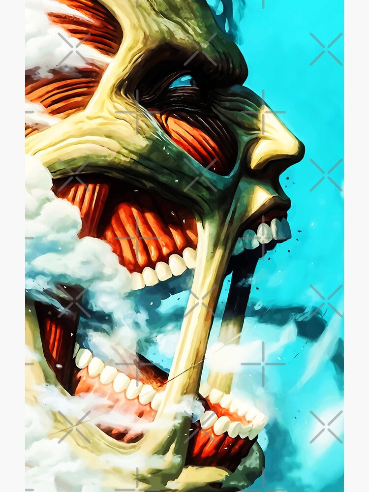 "Attack on Titan! Armoured Titan" Sticker for Sale by MarkReese | Redbubble