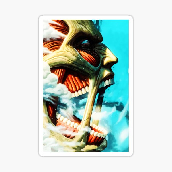"Attack on Titan! Armoured Titan" Sticker for Sale by MarkReese | Redbubble
