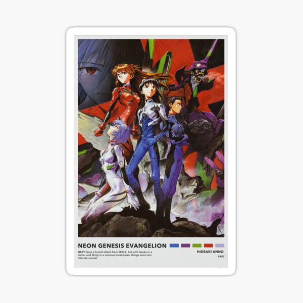 "Neon Genesis Evangelion" Sticker for Sale by todddupre | Redbubble