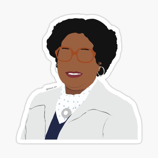 "Mary Jackson" Sticker by itsaulart | Redbubble