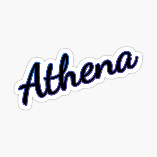 "Athena" Sticker for Sale by ArtPop88 | Redbubble