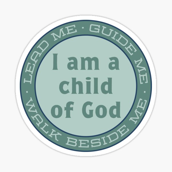 "Child of God Christian badge" Sticker for Sale by TuscanRadar | Redbubble