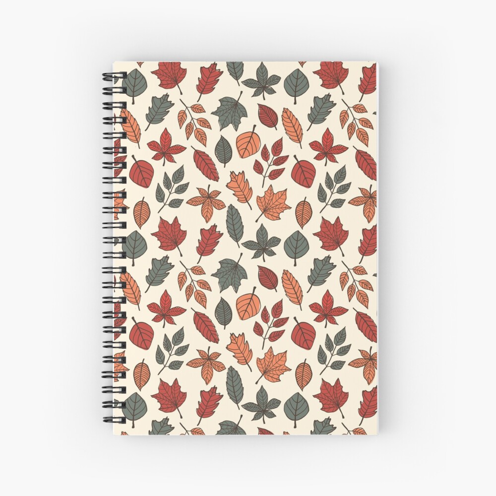 "Autumn leaves" Spiral Notebook by Zrhio | Redbubble