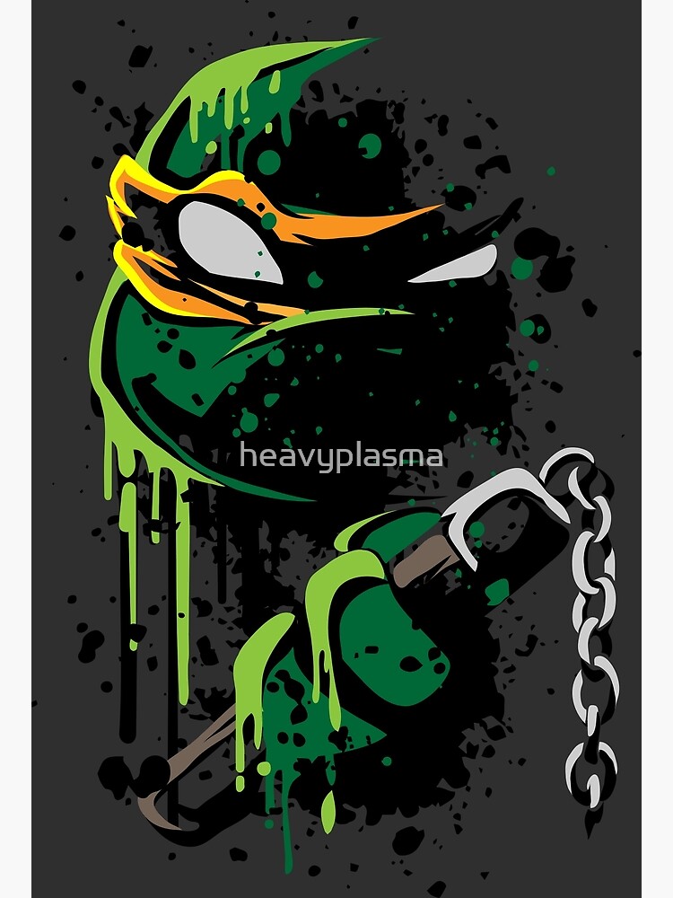 "Cowabunga - Mike" Poster for Sale by heavyplasma | Redbubble