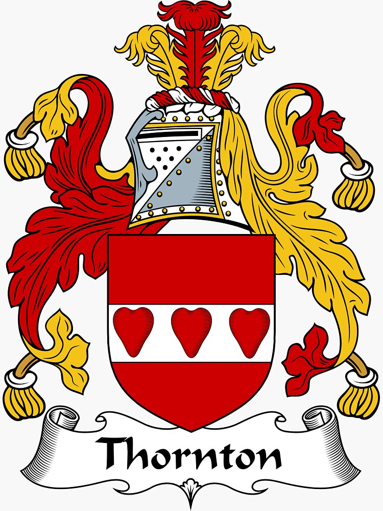 Pegatina «Escudo de Thornton / escudo de la familia de Thornton» de ...