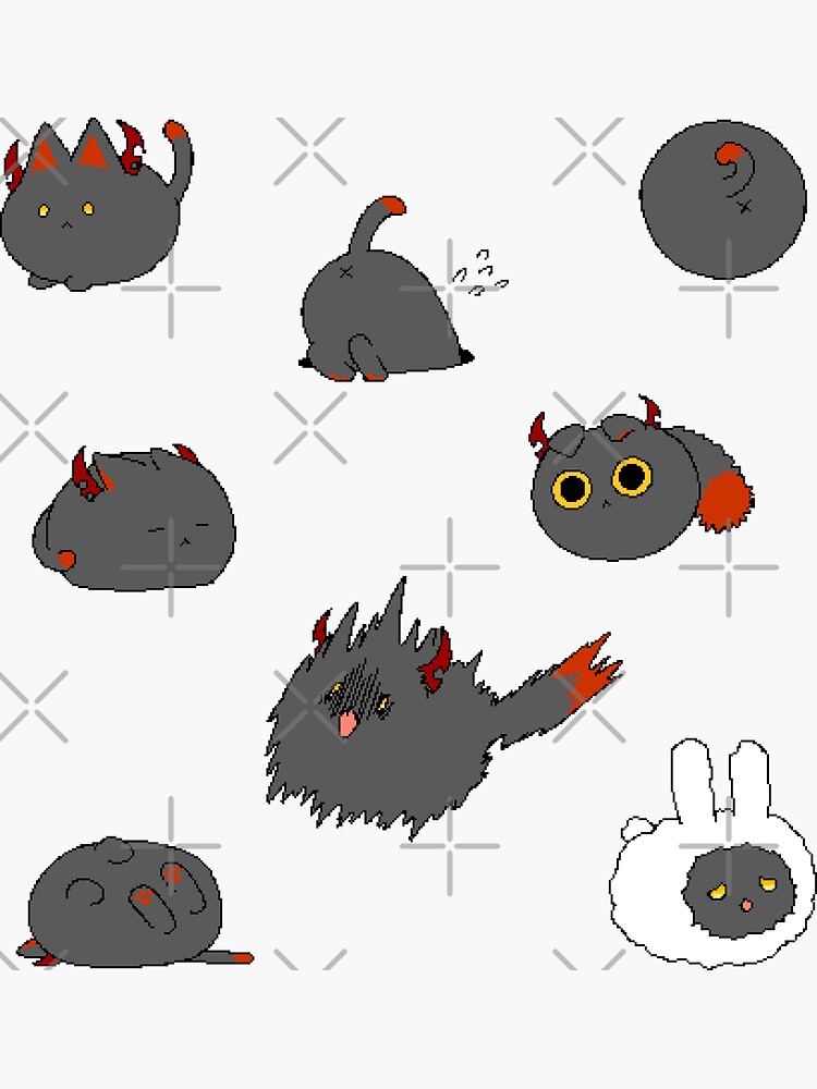 "Buli-neko" Sticker for Sale by funamusea | Redbubble