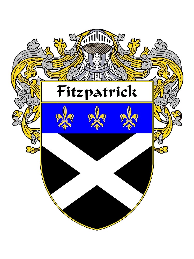 "Fitzpatrick Coat of Arms/Family Crest" Canvas Print for Sale by ...
