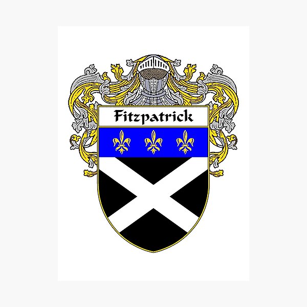 "Fitzpatrick Coat of Arms/Family Crest" Photographic Print for Sale by ...