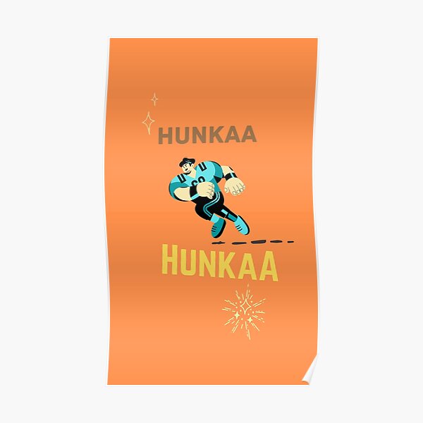 "Hunka Hunka" Poster by random-art124 | Redbubble
