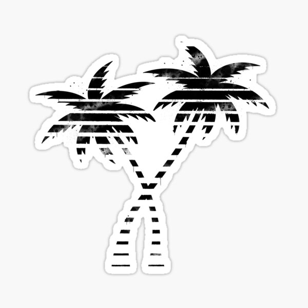 "Palm Paint" Sticker for Sale by Aesthetic909 | Redbubble